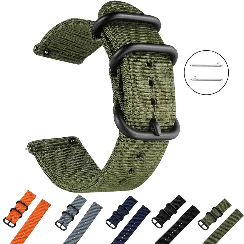 18mm/20mm Quick Release Nylon Watchband for Nokia Withings STEEL HR ...