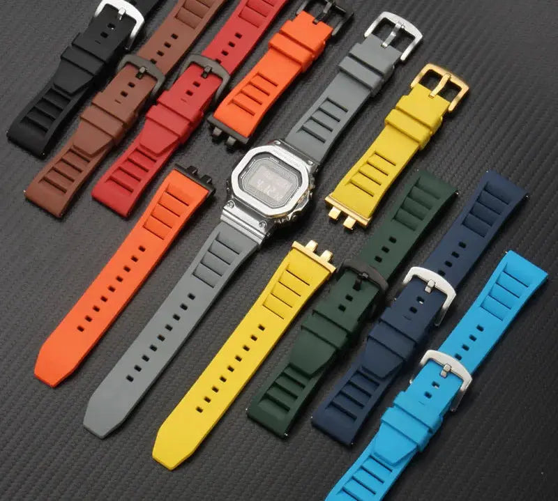 Rubber Link Strap for Casio GSHOCK GMWB5000, GMB2100, MRGB2100D – STRAPS